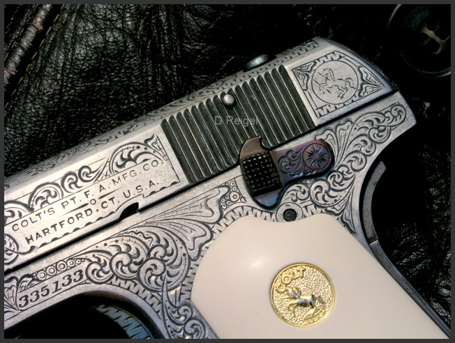 Hand Engraved 1903 Colt .32