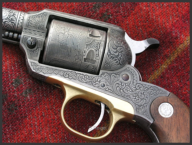 Hand Engraved Ruger Super Bearcat Revolver