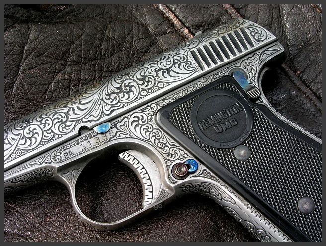 Hand Engraved Remington Model 51 Pistol