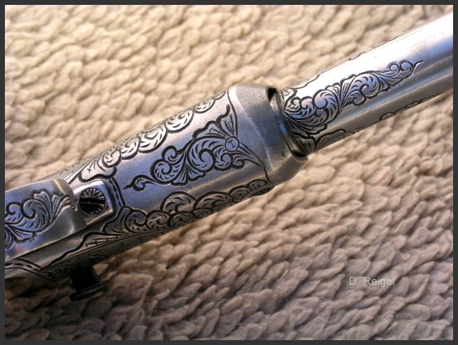 Hand Engraved Stevens No. 35 Off-Hand Single Shot Target Pistol