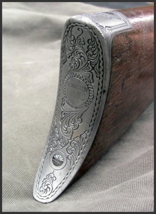 Engraved Remington Model 12cs .22 Pump Action Rifle