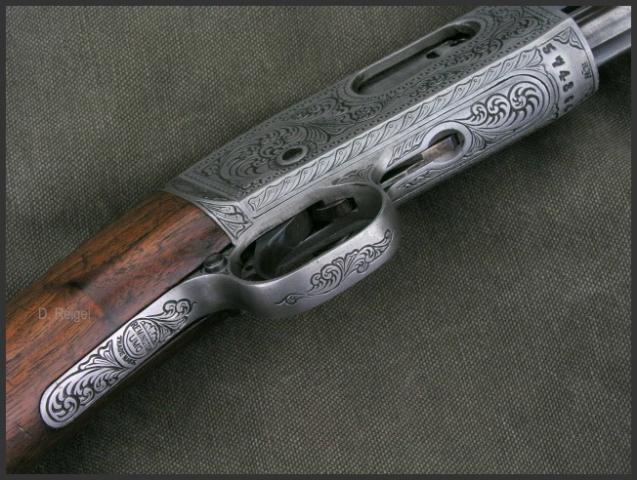 Engraved Remington Model 12cs .22 Pump Action Rifle